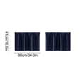 WWG 2 Pack Small Waterproof Cafe Curtains Rod Pocket Half Window ...