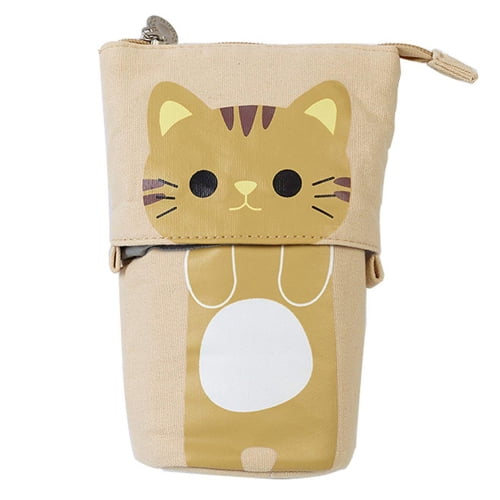 Click here for Lubelski Big Cat Fabric Pencil Case  Assorted Colo... prices