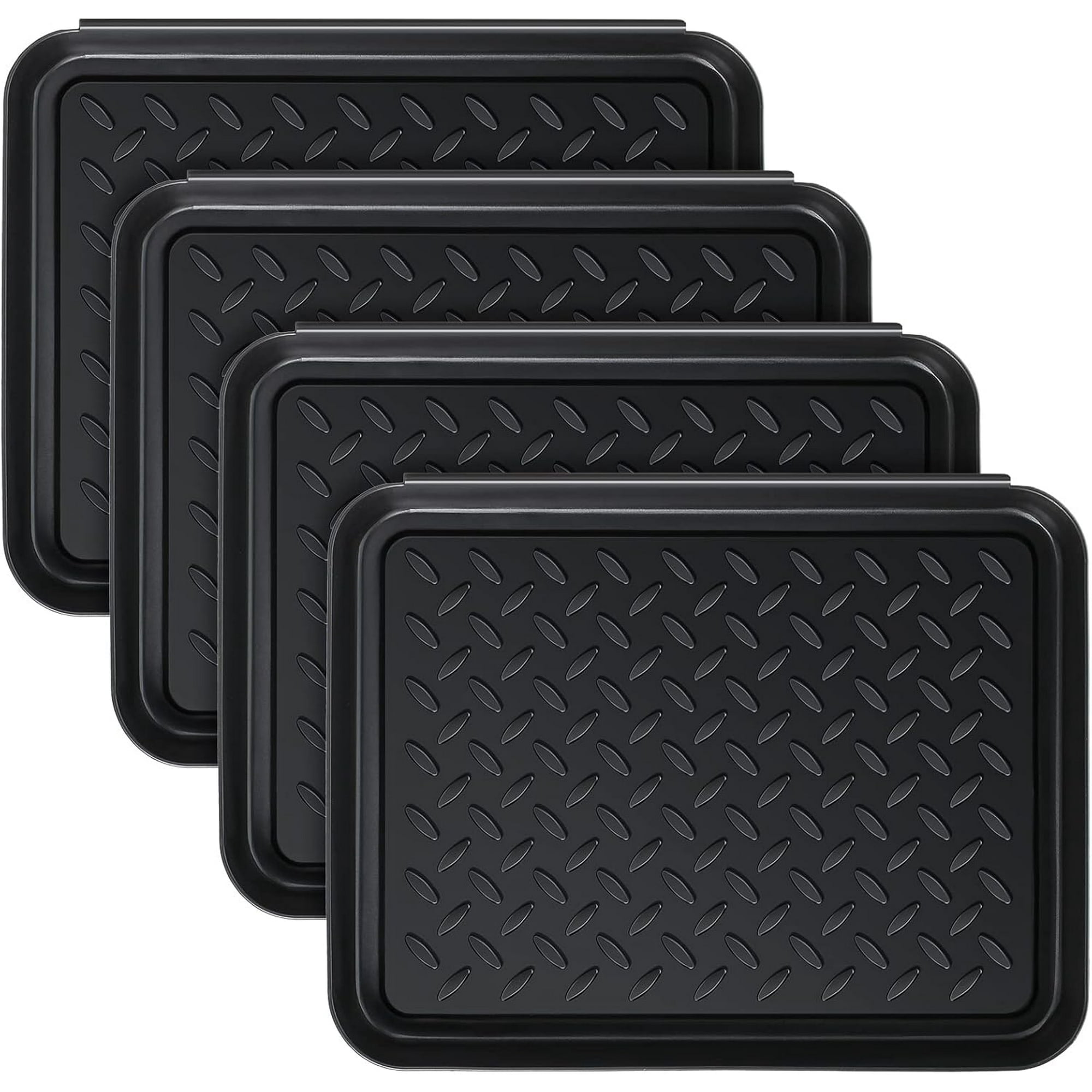 Click here for Salafire 4 Pcs Boot Tray For Entryway Black Small... prices