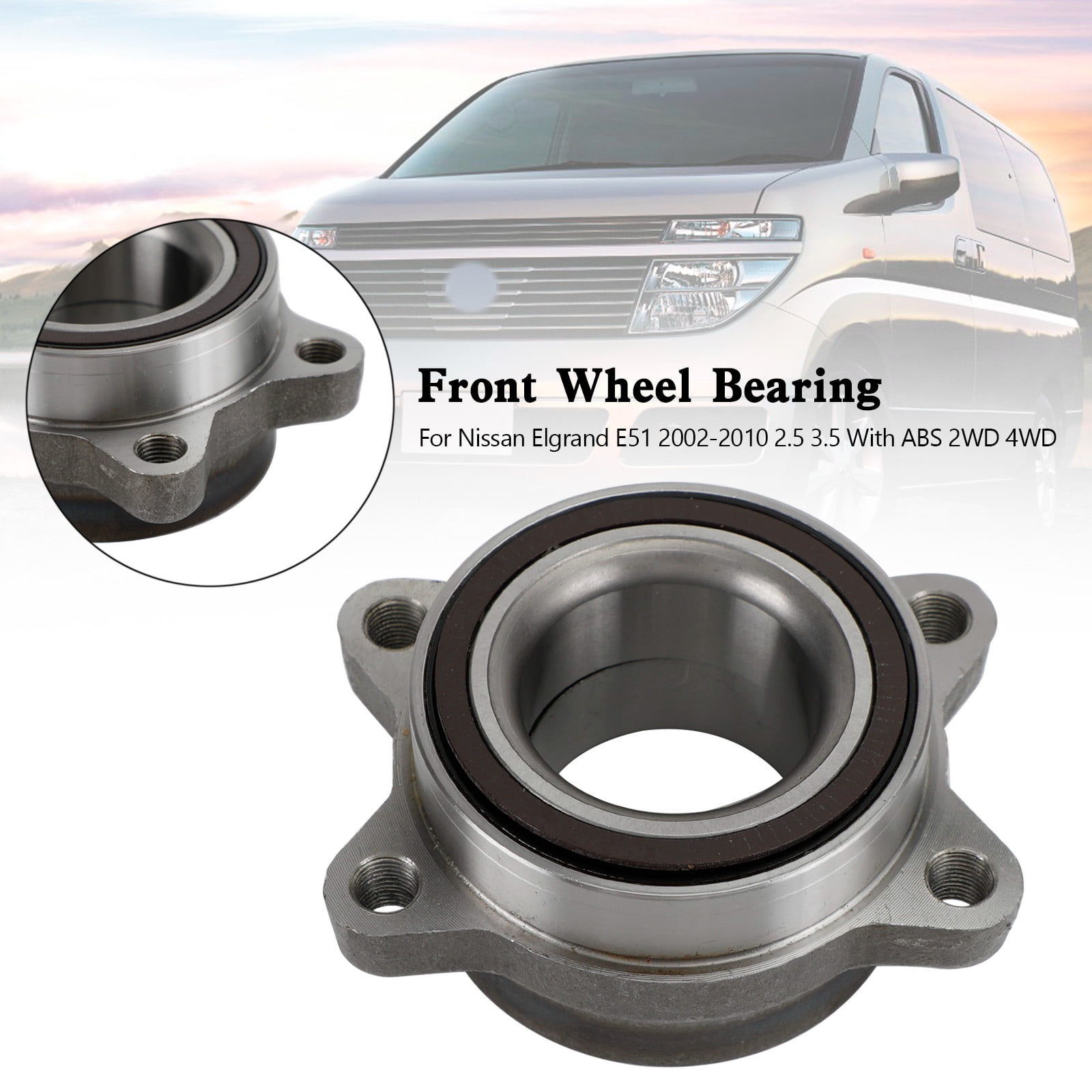Click here for Motorgenic Front Wheel Bearing For Nissan Elgrand... prices