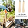 2 Set Outdoor Tools Replacement Wheelbarrow Handle American Hickory Axe ...