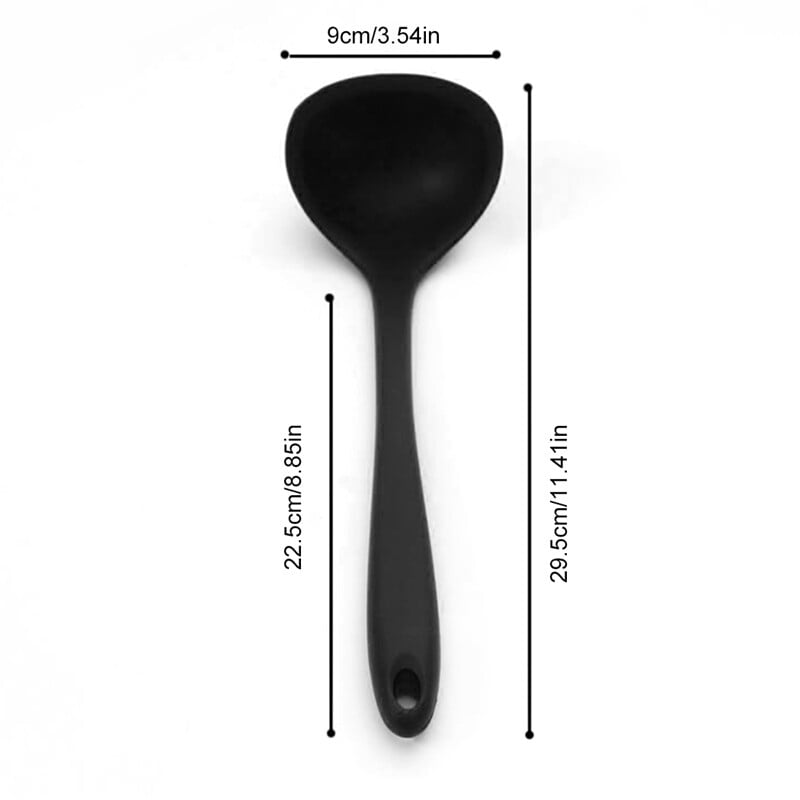 Click here for Coofit Ladle Spoon Silicone Nonslip Solid Color Ki... prices