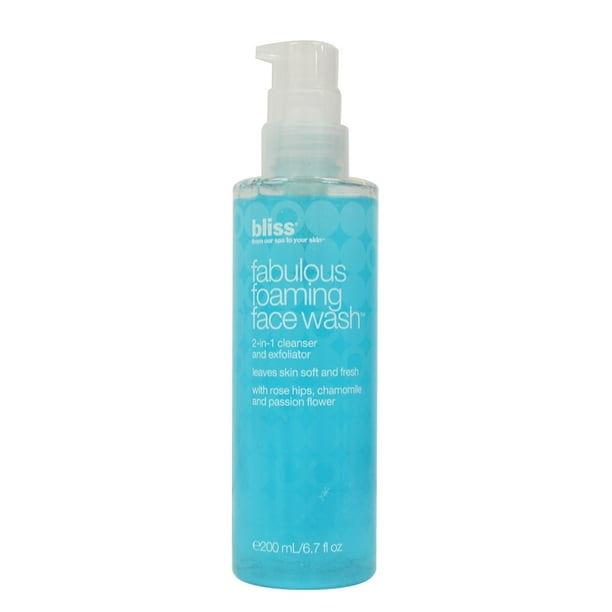 Bliss - Bliss Fabulous Foaming Face Cleanser - Walmart.com - Walmart.com