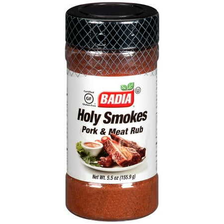 UPC 033844003920 - Badia Holy Smokes Pork & Meat Rub Seasoning, 5.5 oz ...