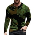 Walmart Men's Camo Long Sleeve T-Shirt, Round Neck, Thermal Soft ...