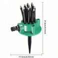 Multi Sprinkler 12 Flexible Noodle Shape Sprayers with Connector ...