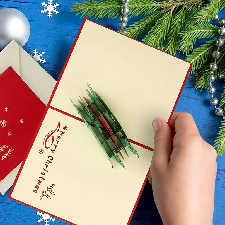 Homemade Christmas Thank You Cards