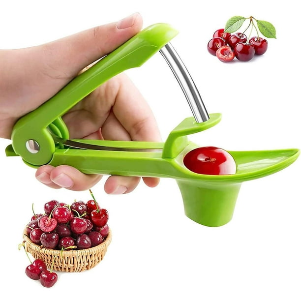 Cherry Pitter - Cherry Stoner Remover With Stainless Steel Rod, Olive ...