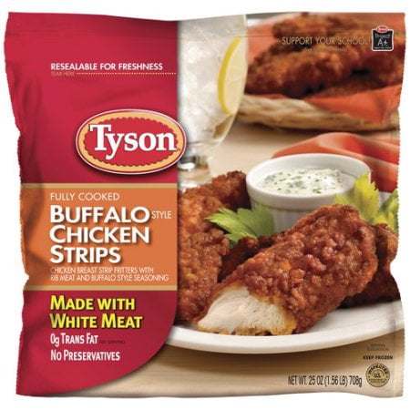 Tyson Buffalo Chicken Strips, 25 oz - Walmart.com