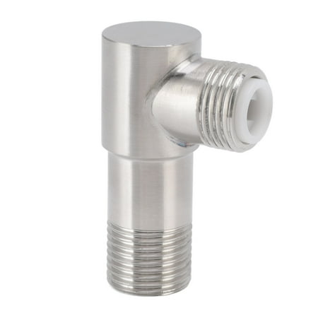 Angle Stop Valve, Silver Automatic Water Stop Integrated Design ...