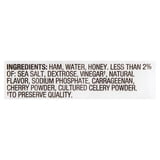 Great Value Honey Ham Lunchmeat 9 oz Resealable Tub, No Nitrates or ...