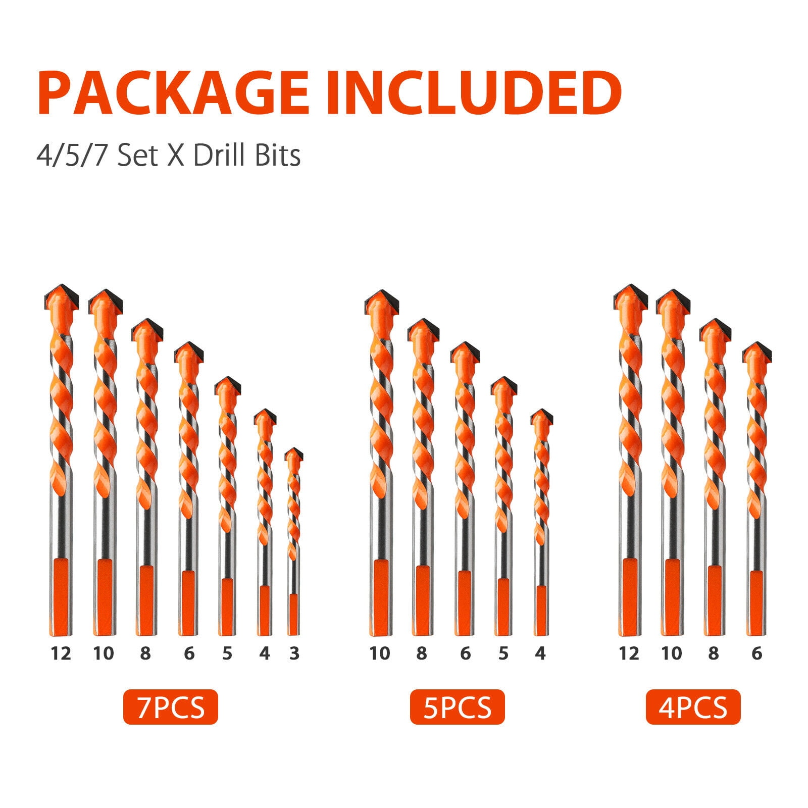 Triangular-Overlord Handle Multifunctional Ultimate Punching Hole Working Multifunctional Drill ...