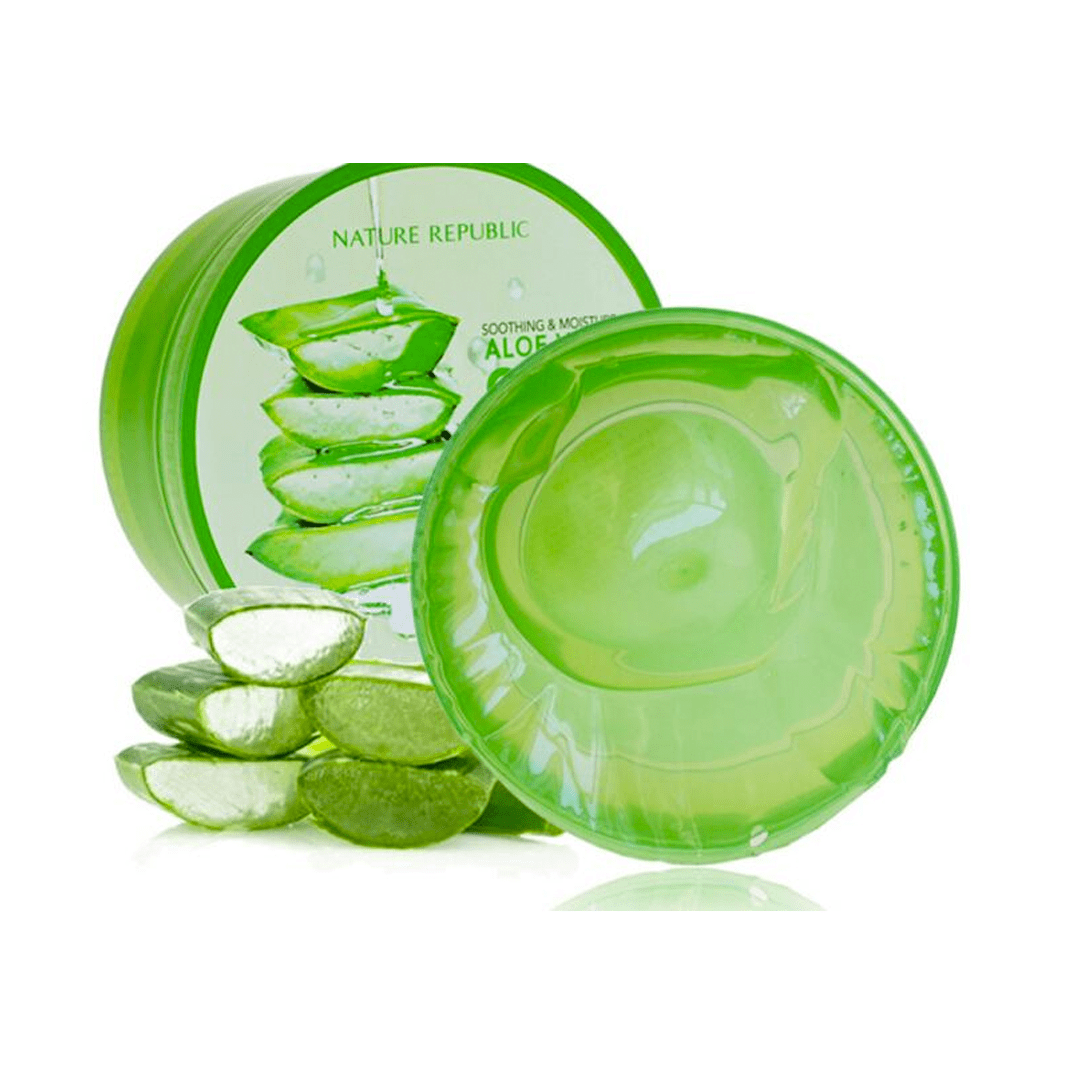 NATURE REPUBLIC Moisturizing Aloe Vera 92 Soothing Gel 10.56 fl oz 300 mL for Skin Walmart