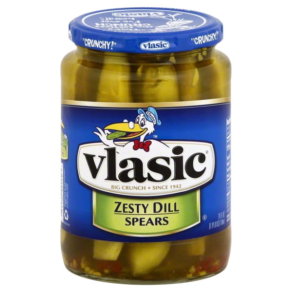 Vlasic Zesty Dill Pickle Spears - 24oz – BrickSeek