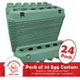 Vented Paper Pulp Egg Cartons - Teal (24-Pack) - Walmart.com