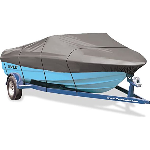 Pyle Armor Shield Boat Cover, Waterproof Marine Grade 600 Denier ...