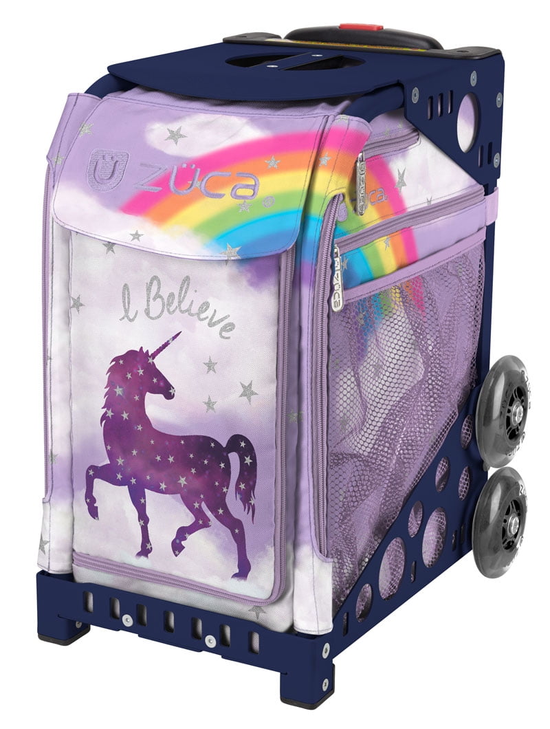 Zuca 18" Sport Bag - (Unicorn 2) with Flashing Wheels (Navy Frame ...