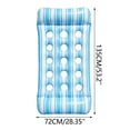 Tuscom Inflatable Pool Lounger Float with Headrest Floating Air ...