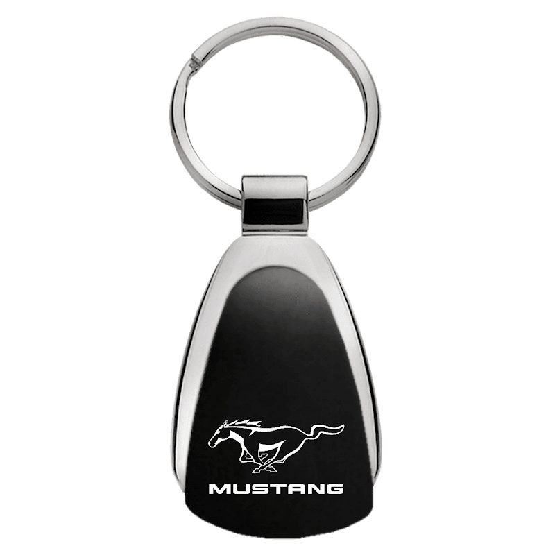 Au-TOMOTIVE GOLD Mustang Black Teardrop Key Fob - Walmart.com