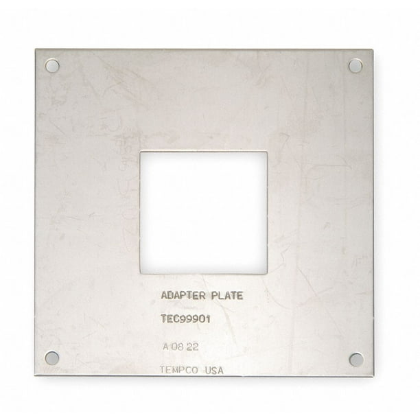 Tempco Adapter Plate,Adapts 1/4 Cutout to 1/16 TEC99901 - Walmart.com