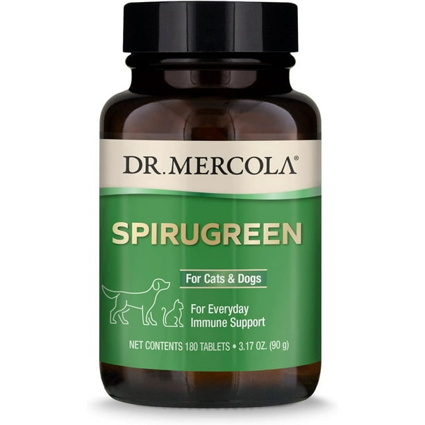 Dr. Mercola Spirugreen para Perros y gatos 180 Tabs | Bodega Aurrera en ...