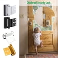 NEXAVKPR Interior Swing Door Security Lock Metal Reinforcement ...