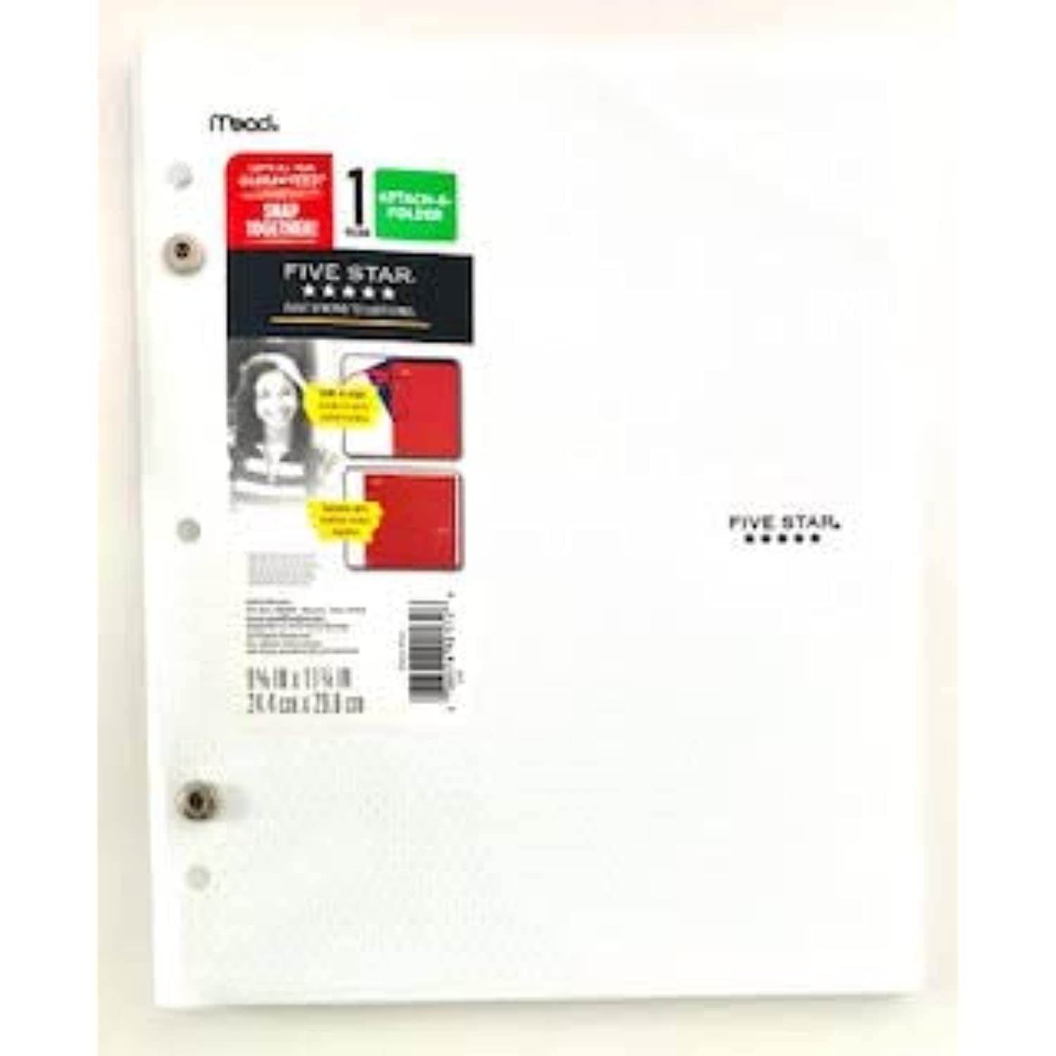 Five Star Attach-A-Folder, 2-Pocket Folders, Stay-Put Folders, Plastic ...