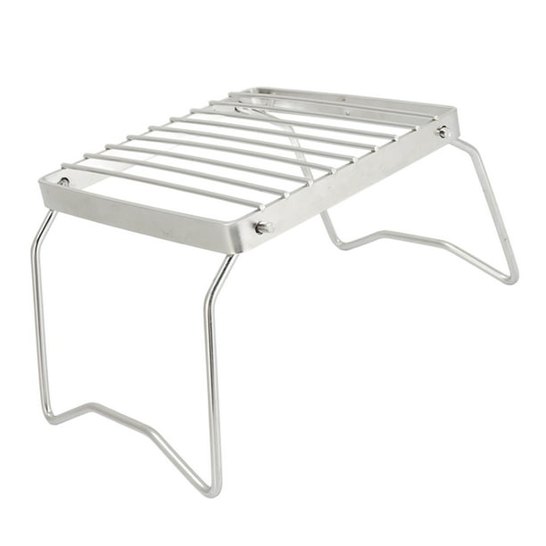 Camping Cooking Grate,Folding Campfire Grill Stainless Grid Shaped ...