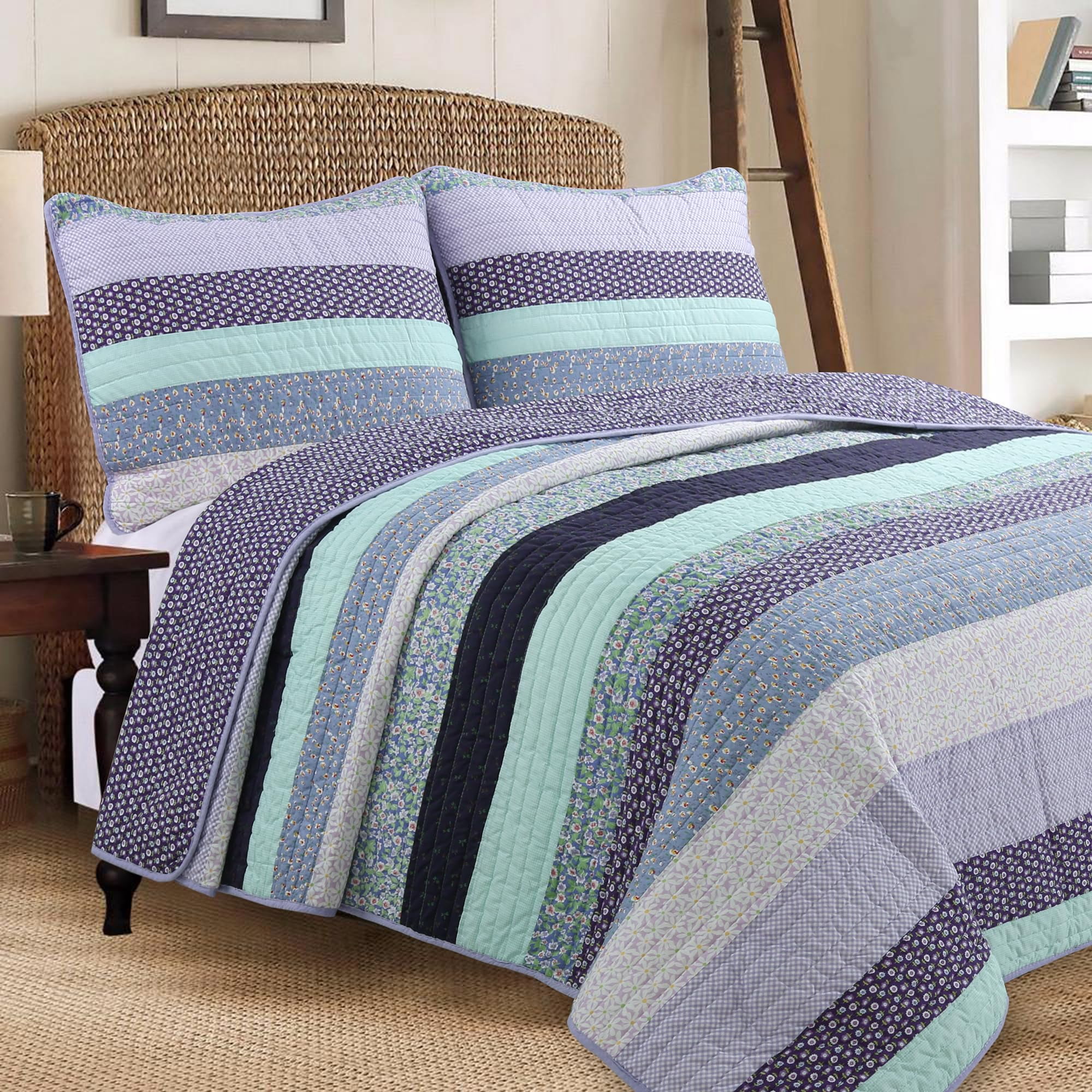 Click here for Cozy Line Home Fashions 100 Cotton Hand Piecing Re... prices