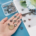 Alloy Rhinestone Snap Buttons Jewelry Buttons Mixed Shapes Mixed Color ...