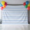 Blue Striped Backdrop for Photography,Fabric Photo Background Backdrop ...