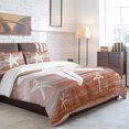 Brown Red Nautical Starfish Bedding Duvet Cover Set King Size 4 Pieces ...
