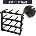 Vinyl Cart Mobile Rack,16 Roll Heavy Duty Media Roll Cart Organizer ...