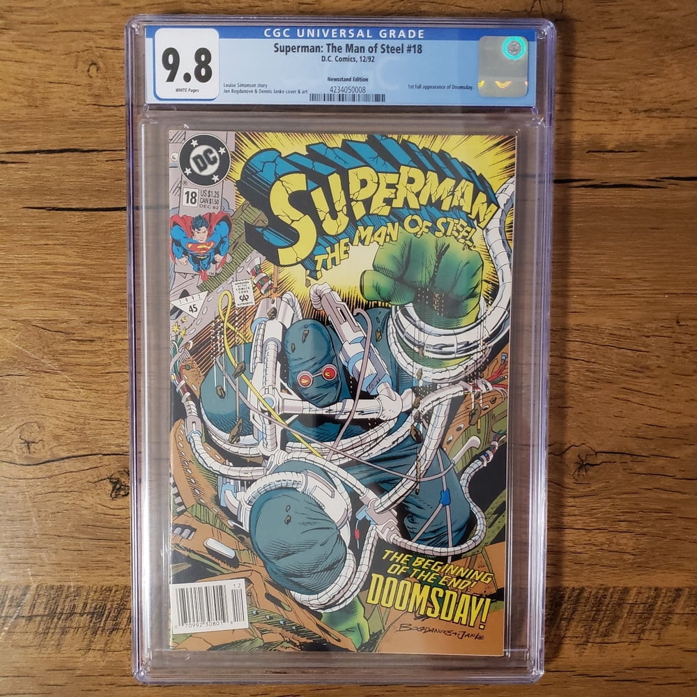 Superman: The Man of Steel #18 - CGC 9.8 Comic Book - Walmart.com
