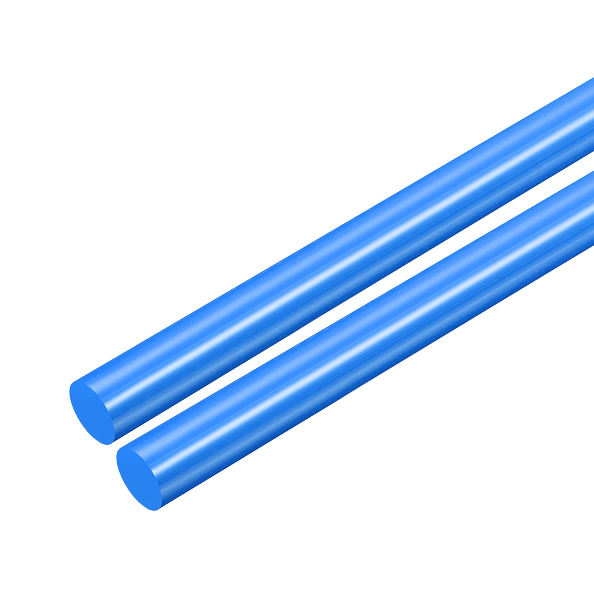 (POM)Plastic Round Rod,Polyoxymethylene Rods,8mm Dia 50cm Length Blue ...