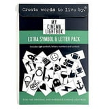 My Cinema Lightbox Alphabet Letters and Symbols Set, 140 Pieces for ...