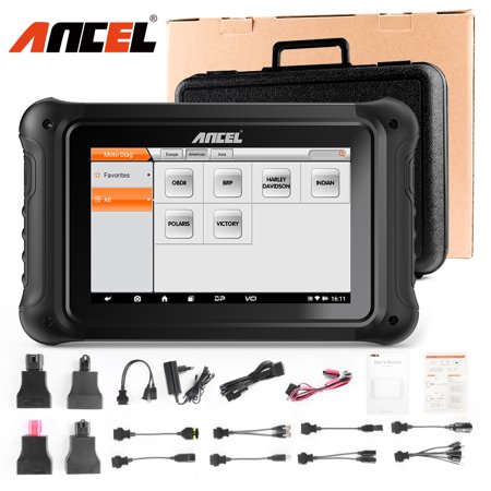 ANCEL MT700 Motorcycle Diagnostic Scanner Motorcycle All Systems Scan ...