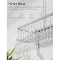 Shower Caddy Hanging - Never Rust Shower Organizer - Aluminum Over The ...