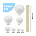 Solar System Project Kit, PlanetModel Crafts 14 Mixed Sized Polystyrene ...