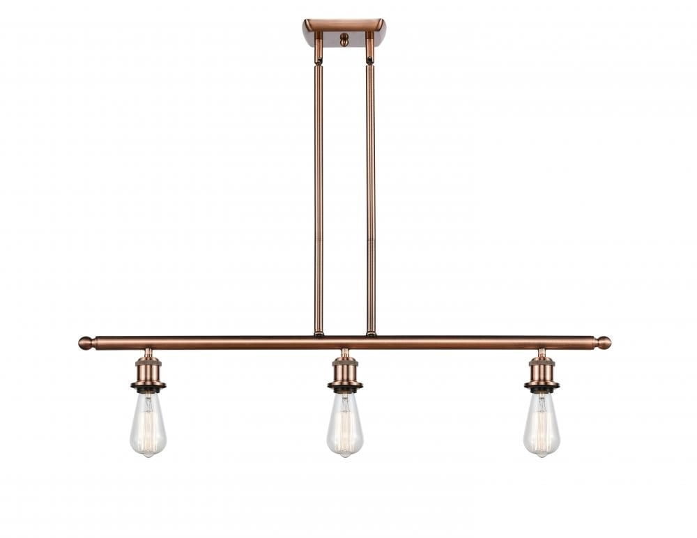 Innovations 516-3I-AC-LED Bare Bulb 3 Light Island Light part of the ...