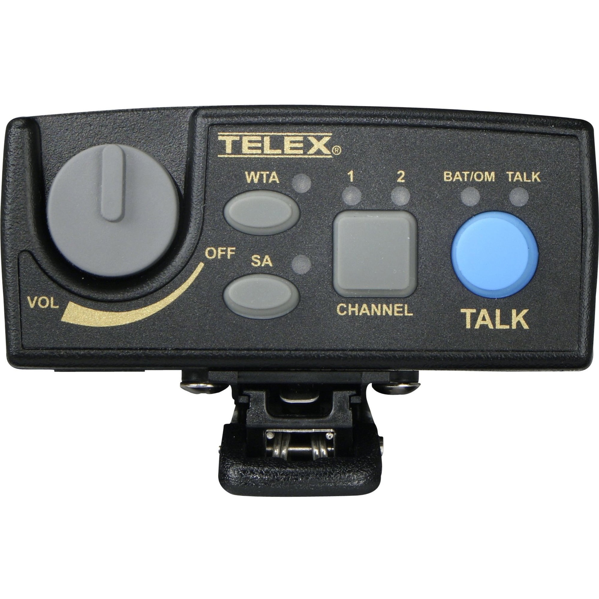 Telex Narrow Band UHF Two-Channel Wireless Synthesized Portable ...