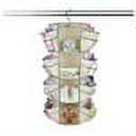 Smart Design 4-Tier Smart Carousel Organizer with Pockets - 360 Degree ...