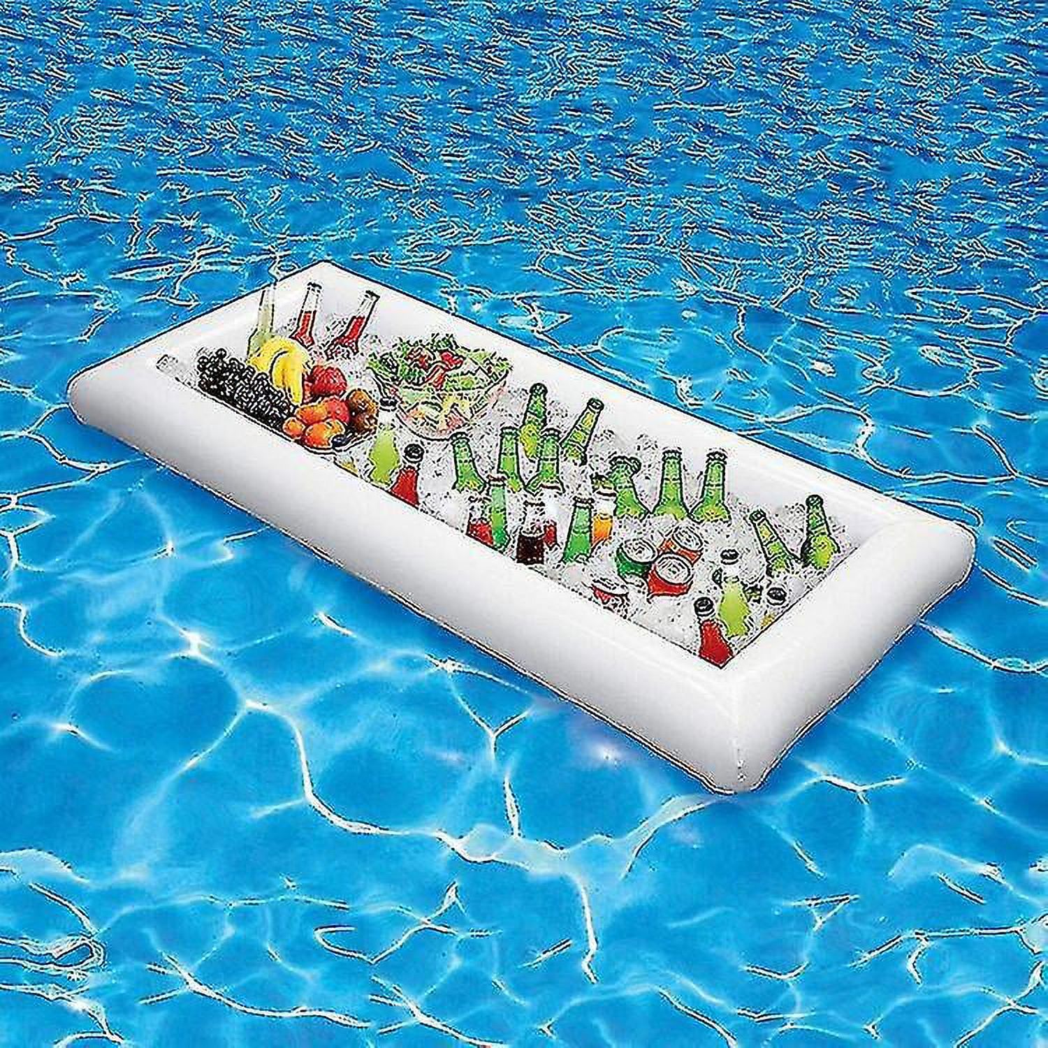 Pool Floating Tray, Pvc Floating Beer Rack, Inflatable Buffet Tray ...