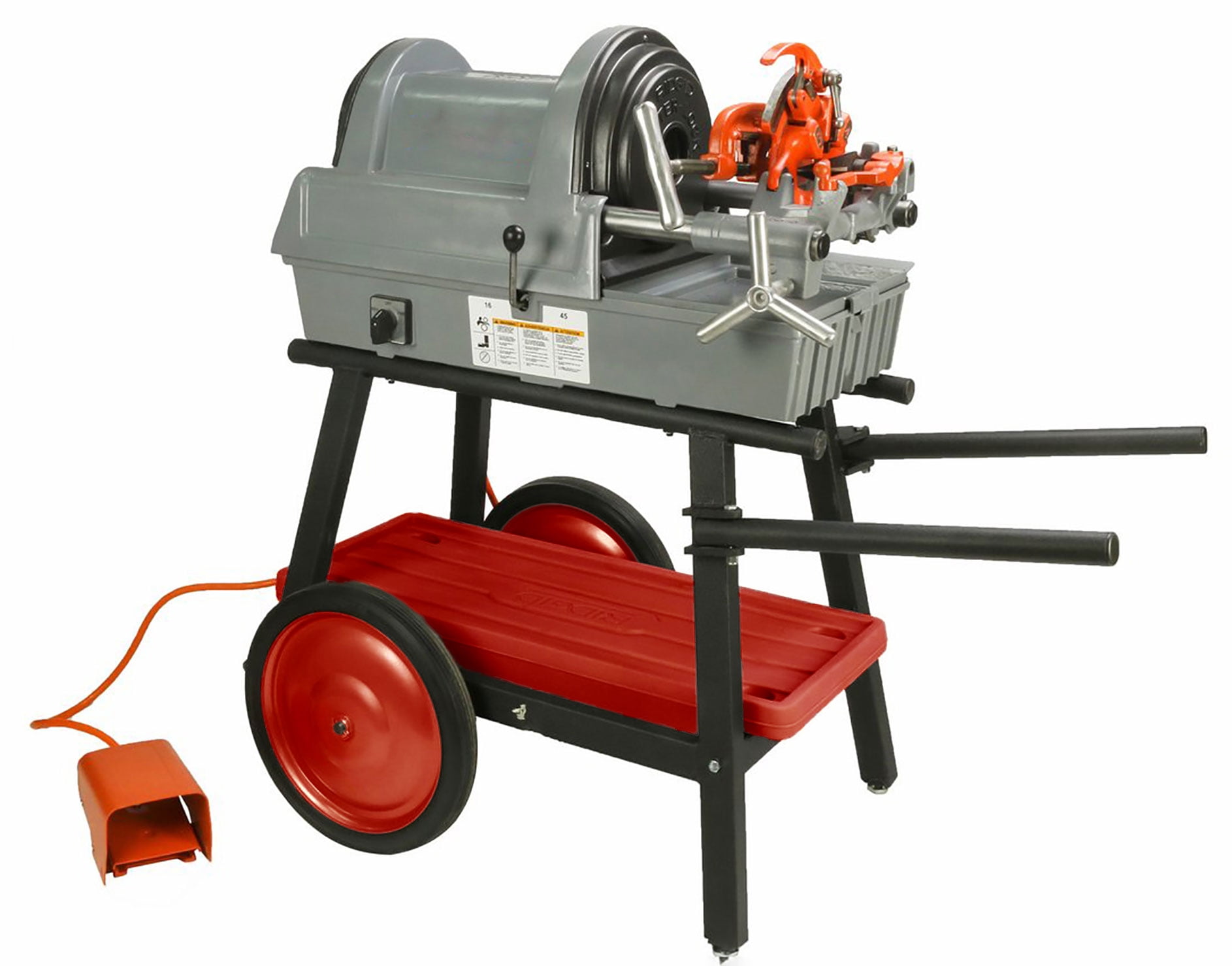 Restored: Like New RIDGID® 1822-I Auto Pipe Threader 815A HSS Dies Cart ...