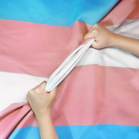 Anley Rip-Proof Technology Double Sided 3-Ply Transgender Flag 3x5 Foot ...