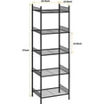 5 Tier Wire Shelving Unit Metal Storage Organizer Rack, Black, Set of 2 - Walmart.com