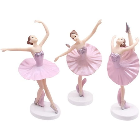 Ballerina Girl Cake Topper Mini Figure Dance Action Figure Ballerina ...