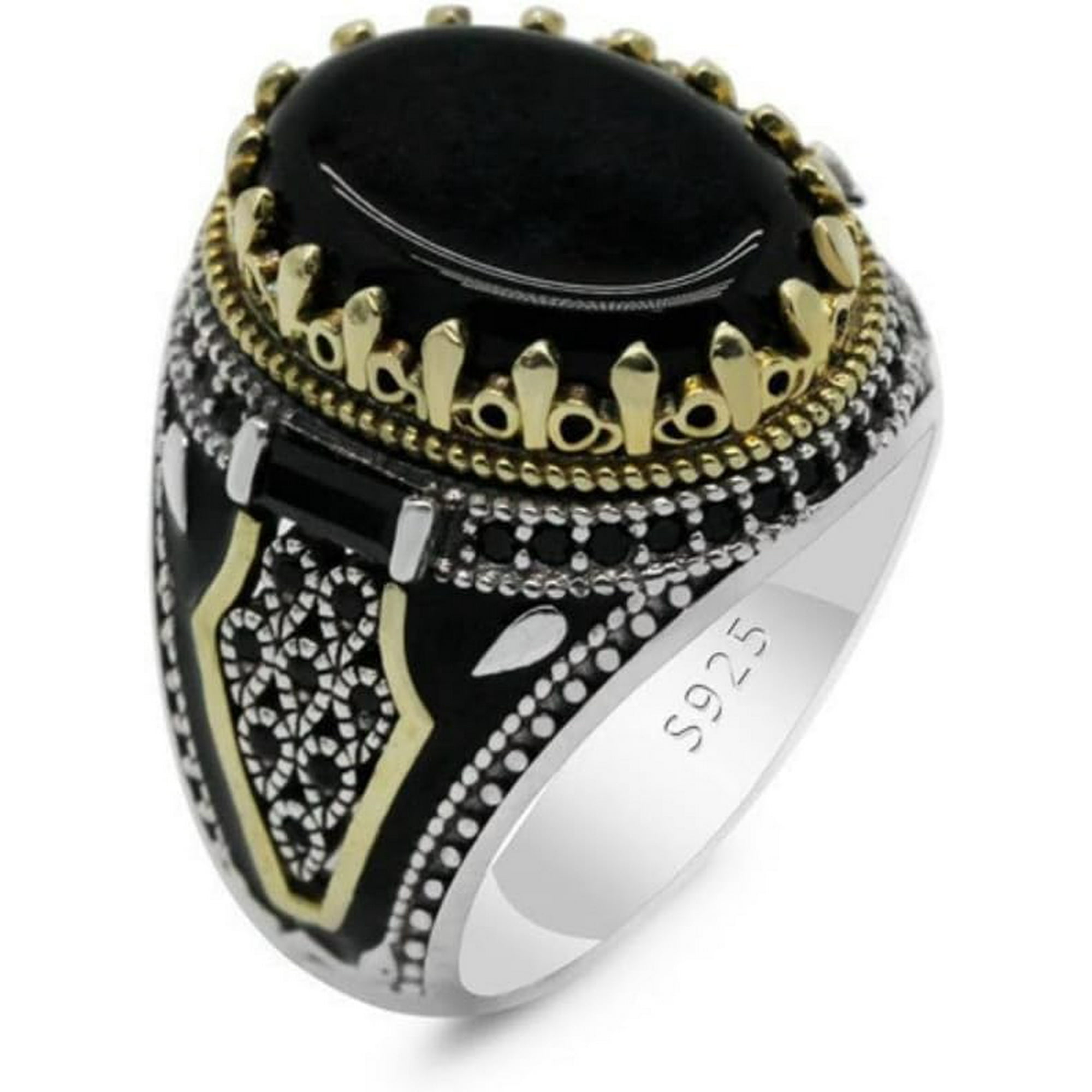 Click here for Gfdyree Solid 925 Sterling Silver Ring For Men Vin... prices