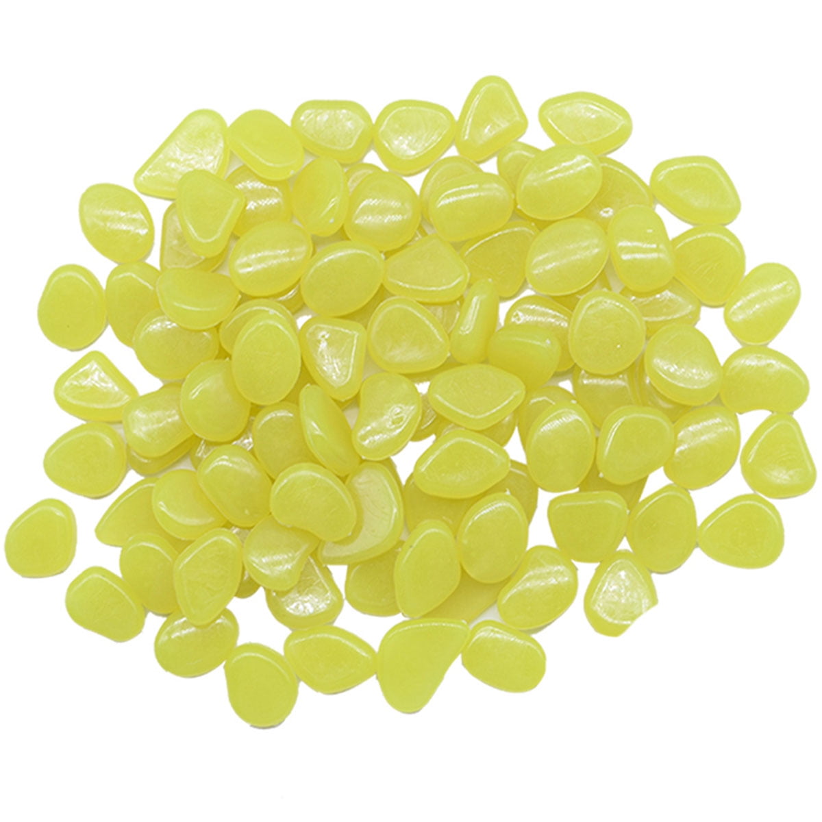 Buy RELAX 100pcs Solar Glow Rocks Outdoor Decor Luminous Cobblestones ...