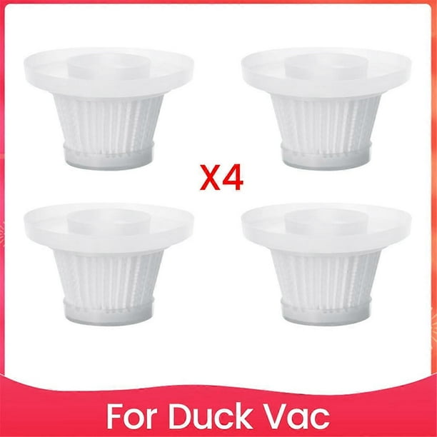 4 Pack Replacement Filter for Duck Vac Compact Vacuum Cleaner, Washable ...